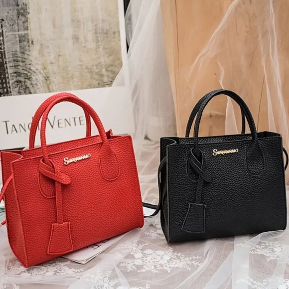 Senyunuo | Bags | Nwt Elegant Womens Simple Casual Faux Leather ...